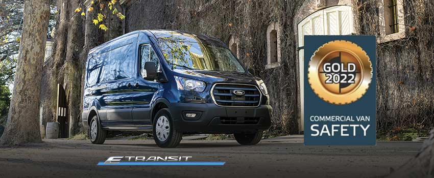 Il Nuovo E-Transit Riceve Il Gold Award Da Euro Ncap